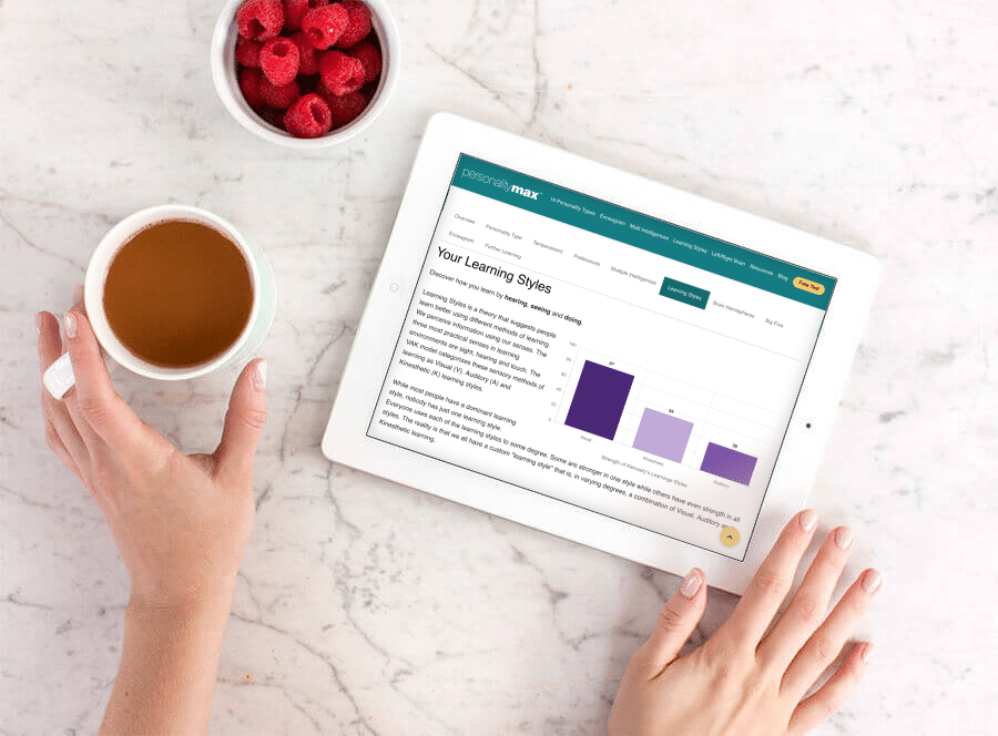 Learning Styles Test (Free) at Personality Max